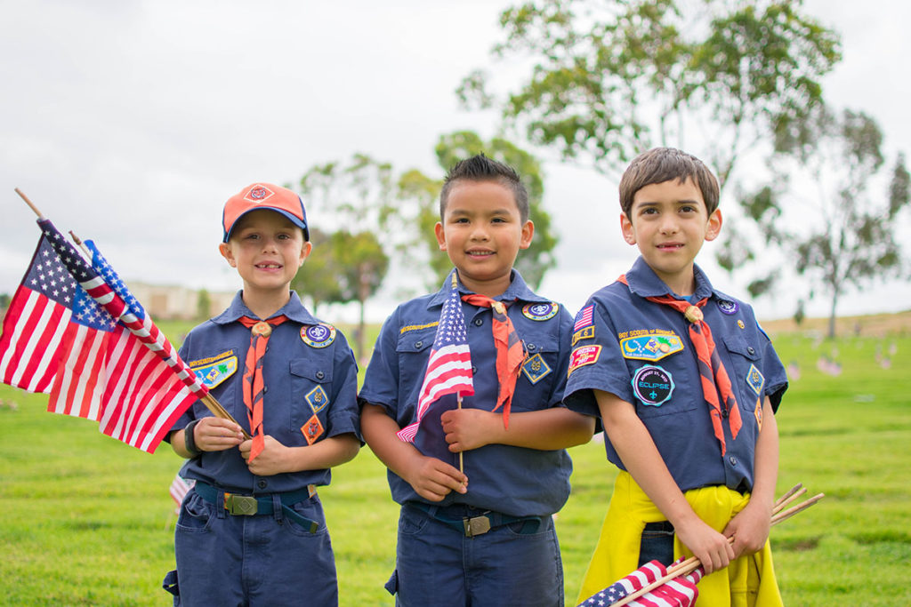 Memorial Flag Placement 2018 – Glendora Cub Scout Pack 490